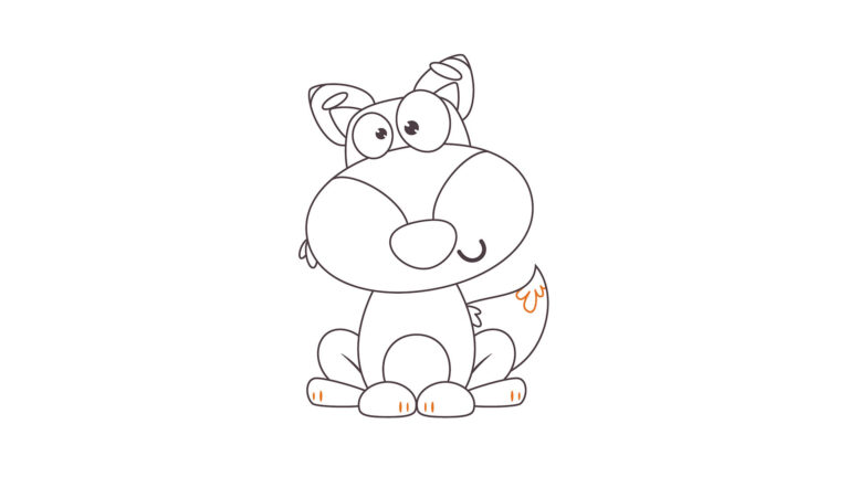 How to Draw a Red Fox - ToonTutorial