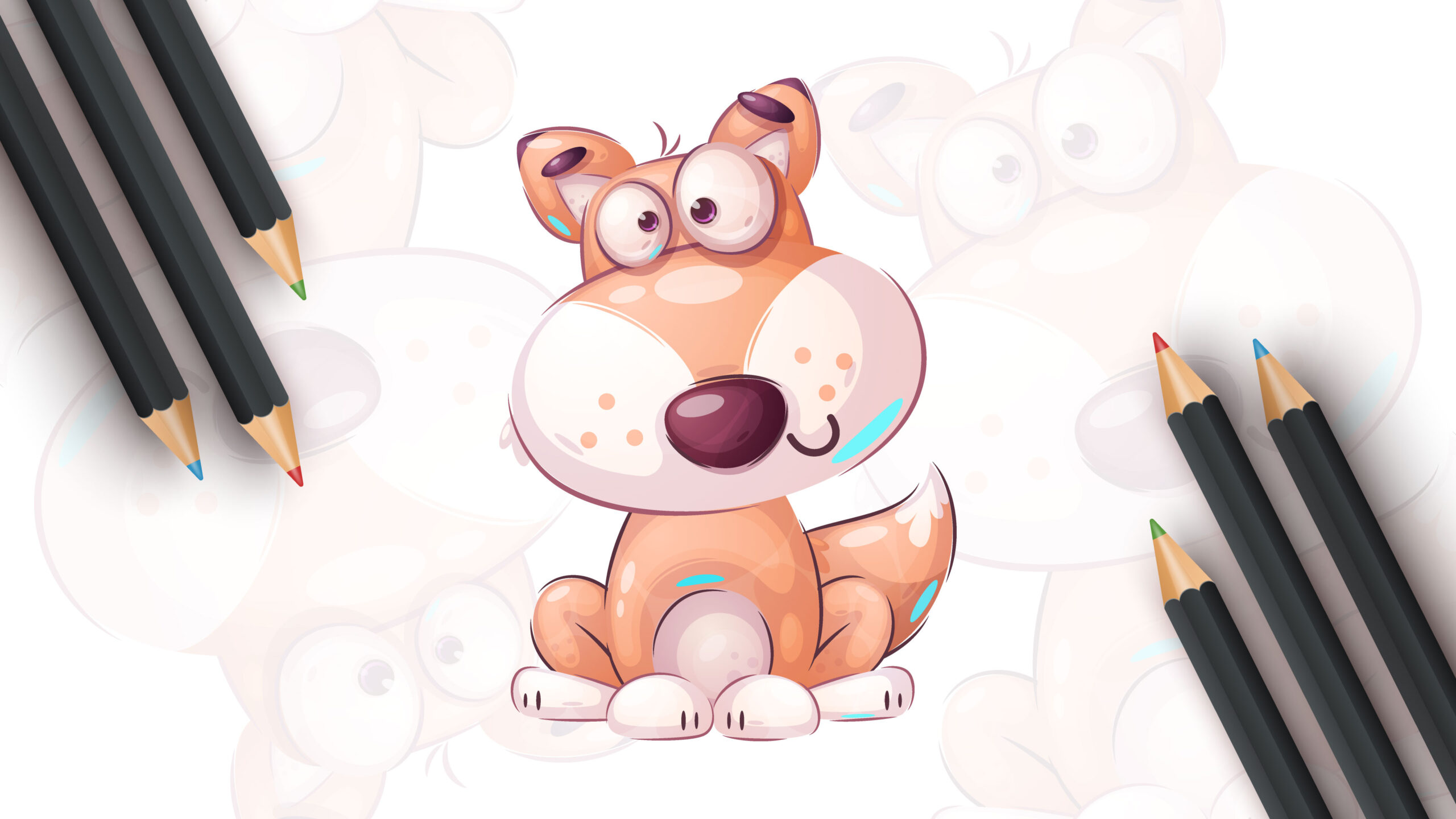 How to Draw a Red Fox - ToonTutorial