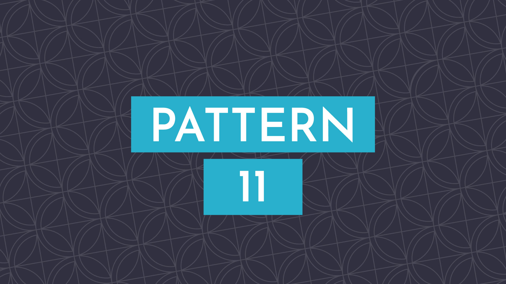 Pattern Tutorial | 11 - ToonTutorial
