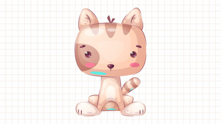 How to Draw a Cute Kitty - ToonTutorial