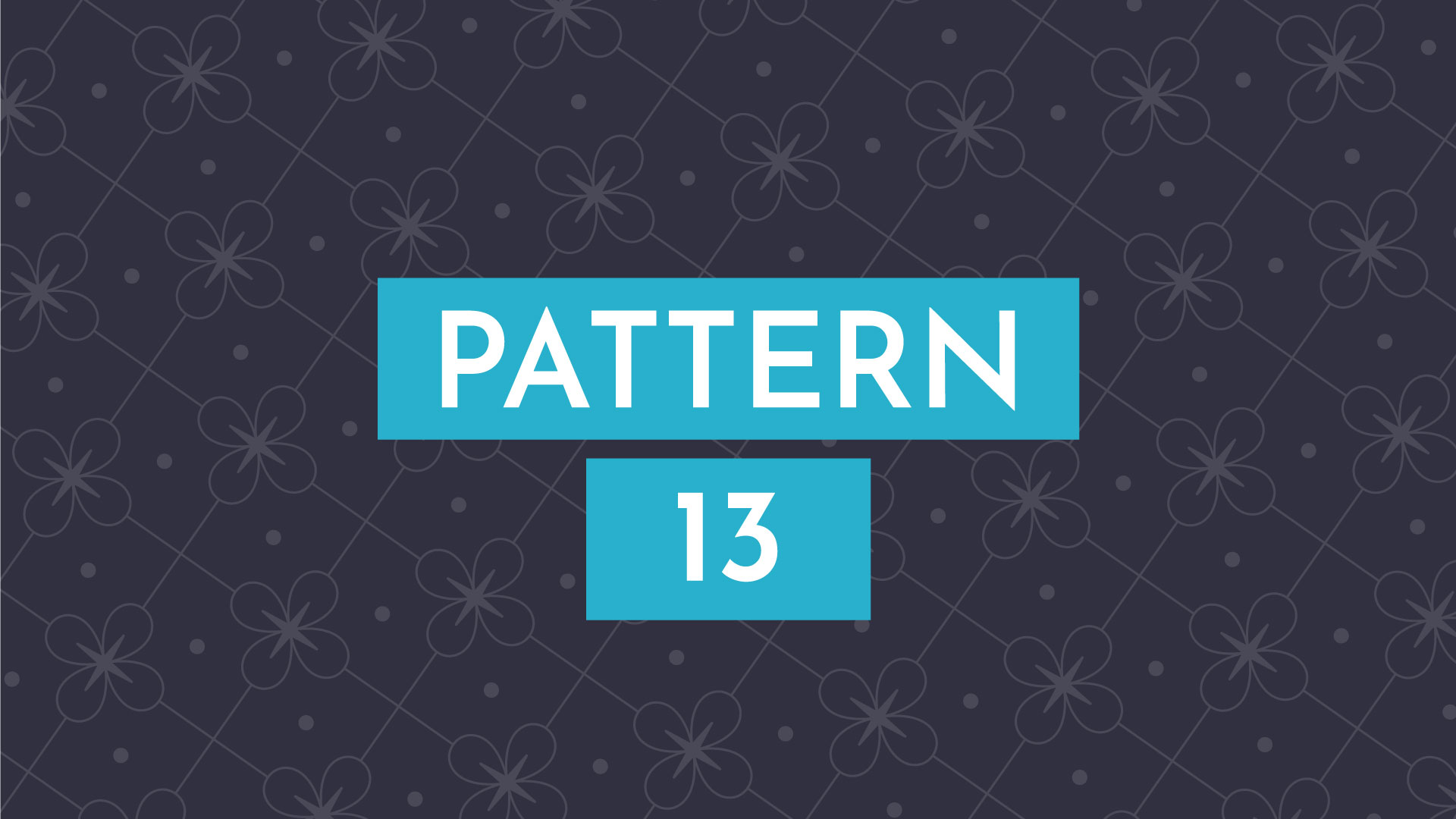 Pattern Tutorial | 13 - ToonTutorial