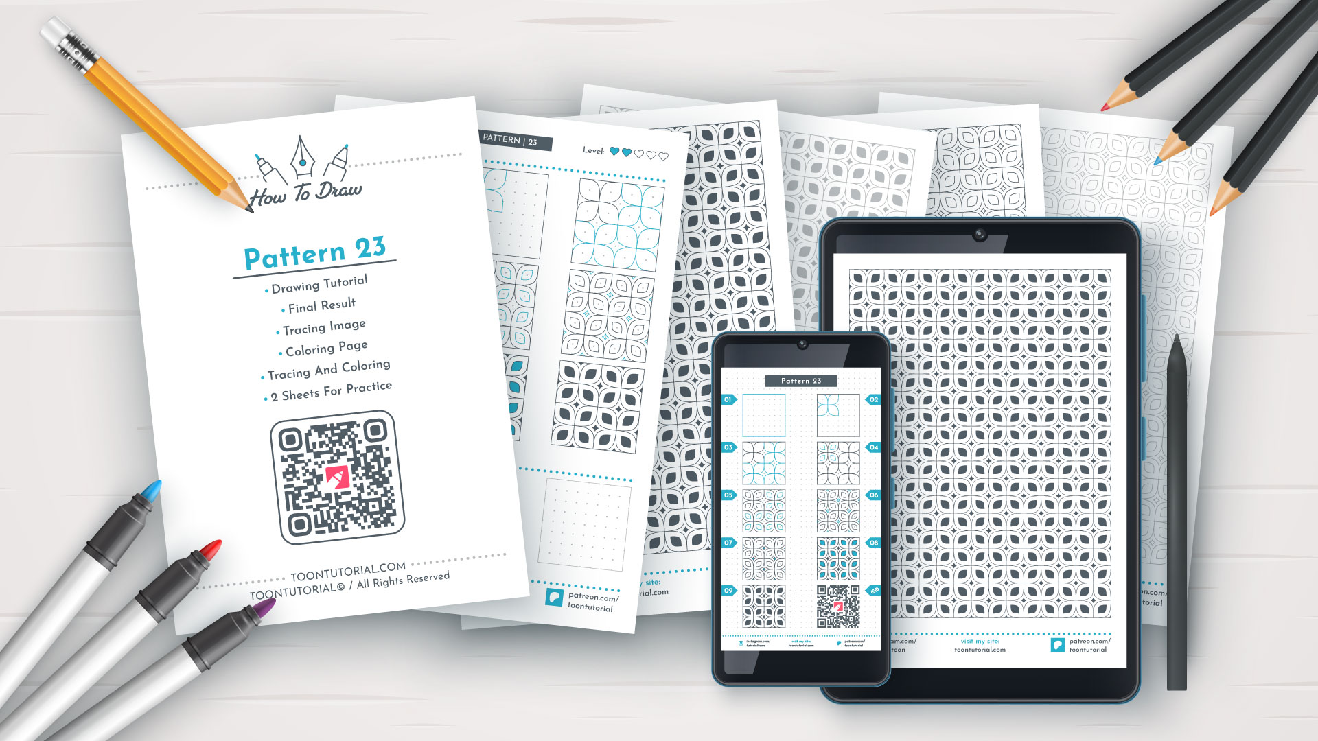 Pattern Tutorial | 23 - ToonTutorial